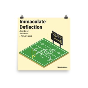 Greatest TCU Football Plays Poster: Immaculate Deflection (2011) - Etsy