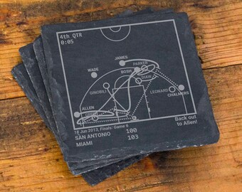 Greatest LSU Football Plays: Slate Coasters set of 4 - Etsy