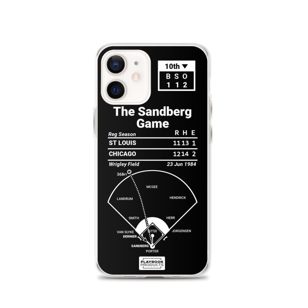 Greatest Cubs Plays iPhoneCase: The Sandberg Game 1984 | Etsy