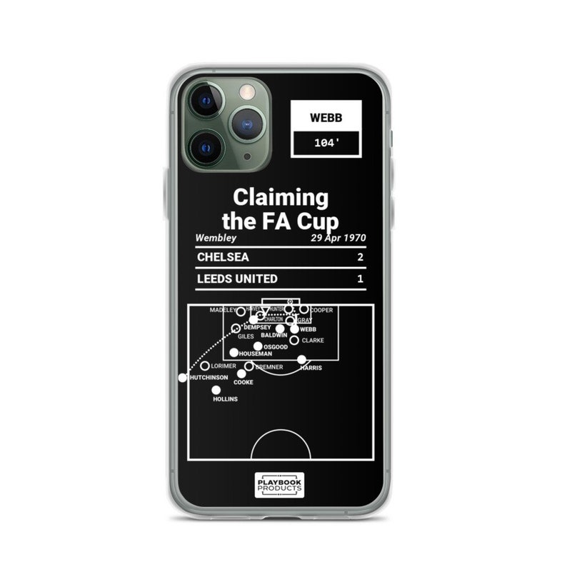 Greatest Chelsea Plays Iphone case: Claiming the FA Cup (1970) - Etsy