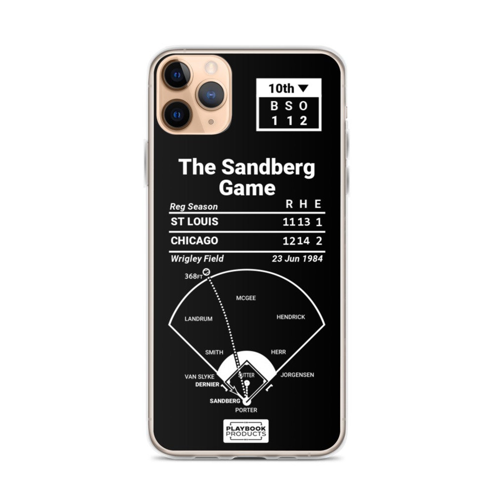 Greatest Cubs Plays iPhoneCase: The Sandberg Game 1984 | Etsy