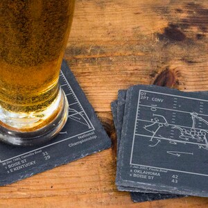 Greatest Boise State Football Plays: Slate Coasters (set of 4) - Etsy