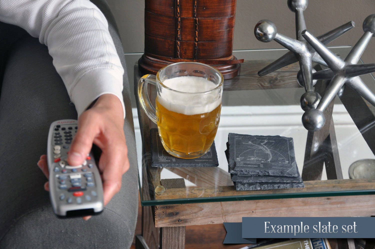 Greatest LSU Football Plays: Slate Coasters set of 4 | Etsy