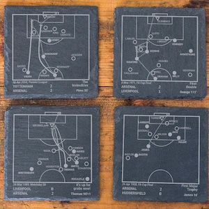Greatest Arsenal Plays: Slate Coasters (set of 4) - Etsy