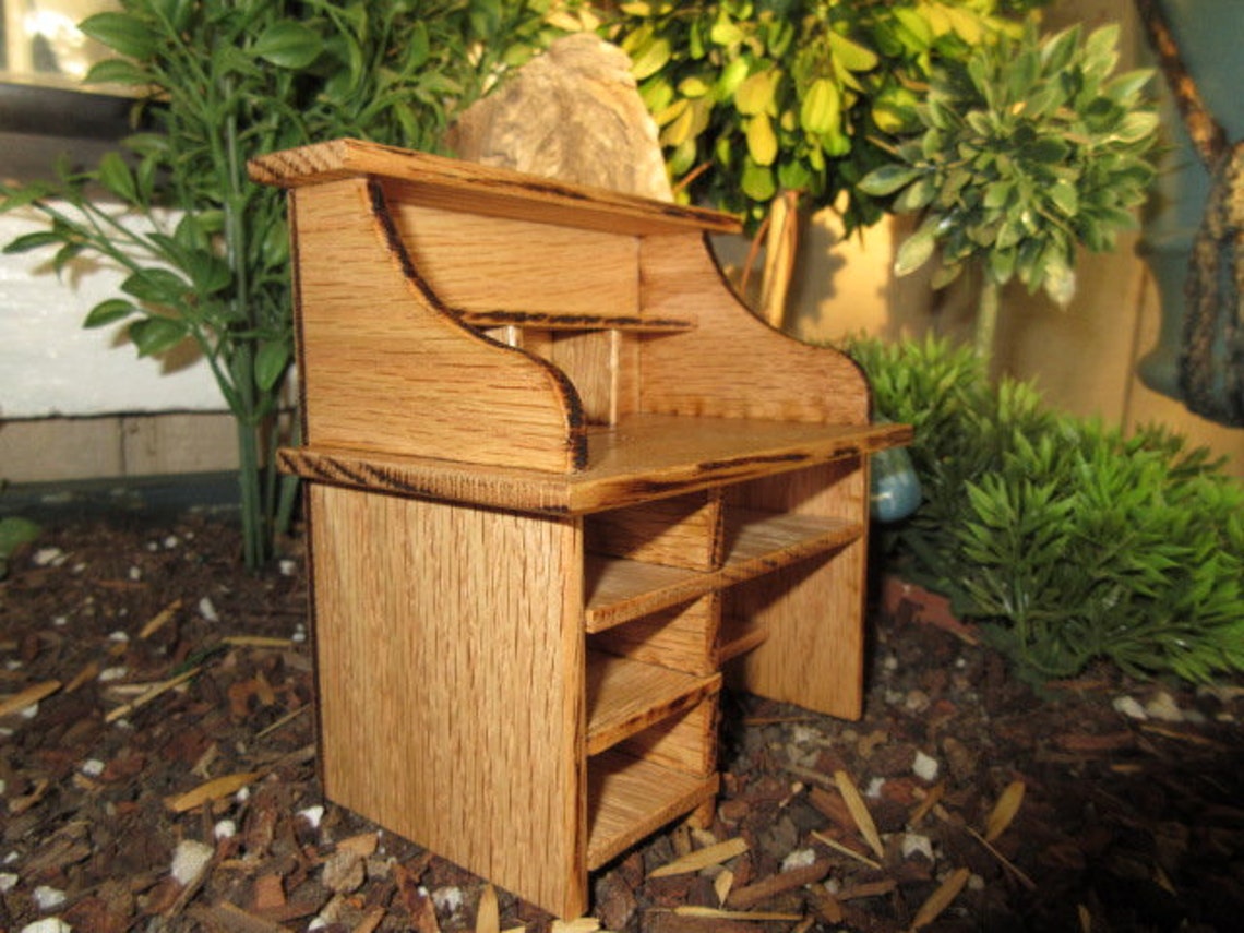 Miniature Old World Mapmaker's Desk Unadorned OOAK Fairy - Etsy