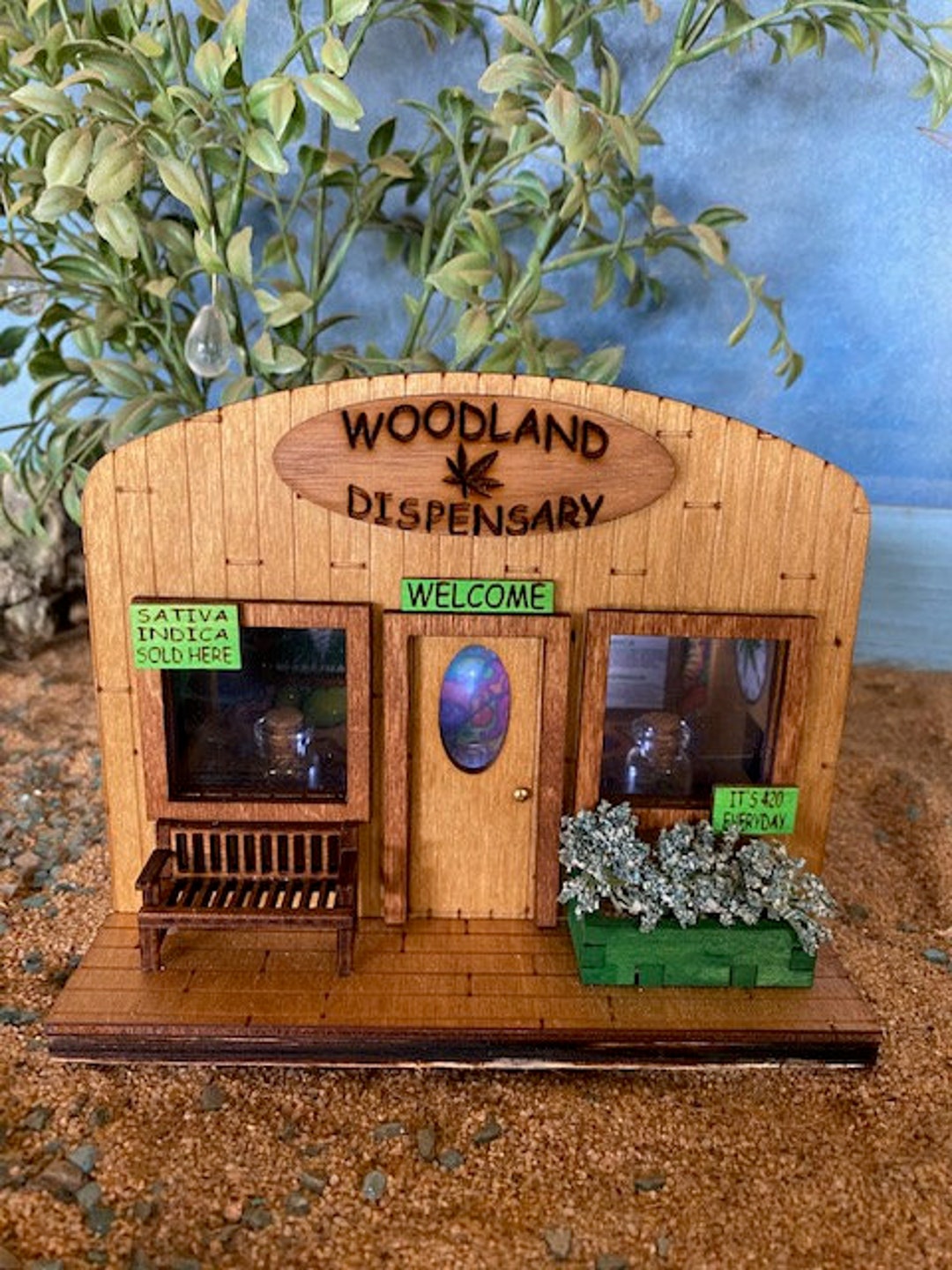 Miniature Woodland Dispensary Fairy Garden Cannabis Pot Shop - Etsy
