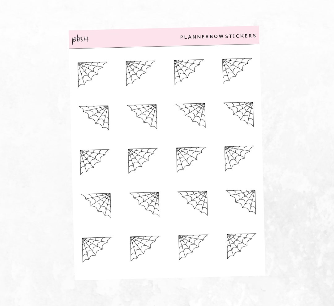 Spider Web Icons, Spider Web Stickers, Halloween Icons, Halloween ...