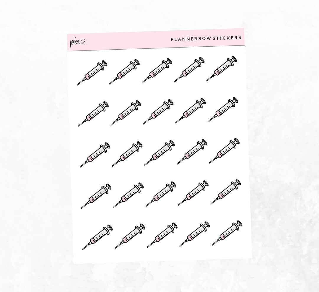Injection Icons, Injection Stickers, Health Icons - Etsy