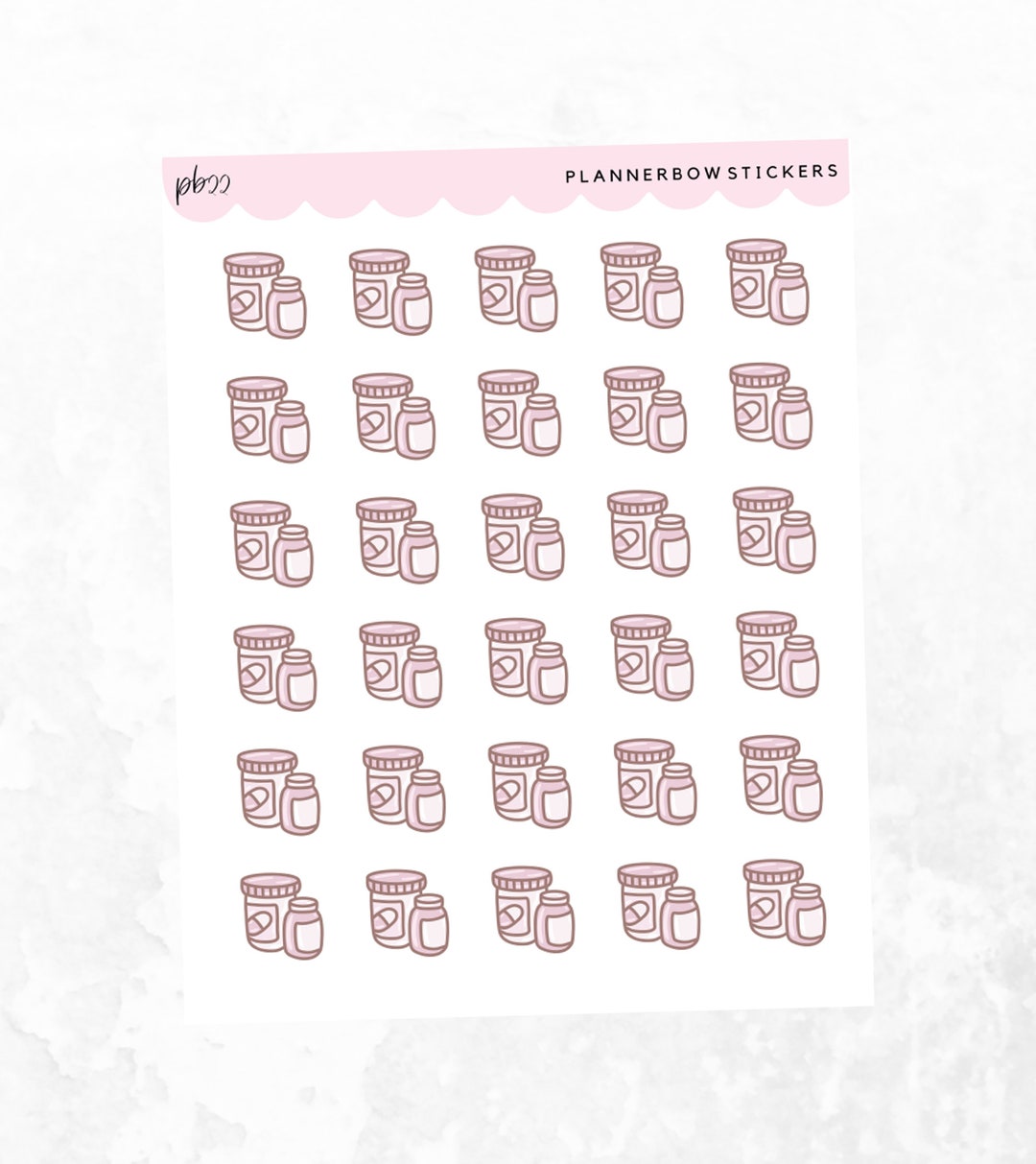 Medication Pill icon stickers Planner stickers - Etsy.de