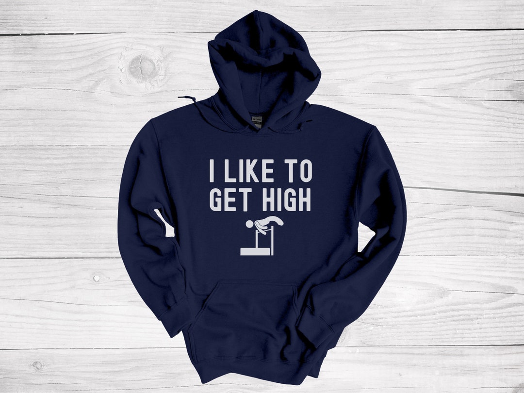 High Jump Hoodie, Funny Track and Field Sweatshirt, High Jumper Gifts ...