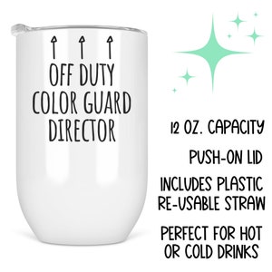 Color Guard Coach Gift, Colorguard Director Tumbler, Drill Team Coach ...