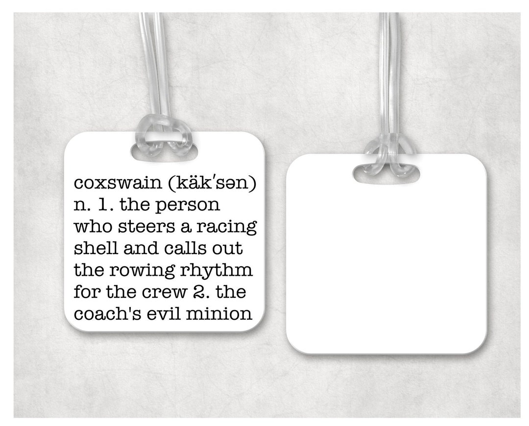 Coxswain Gifts, Rowing Gifts, Crew Tag, Personalized, College Rowing ...