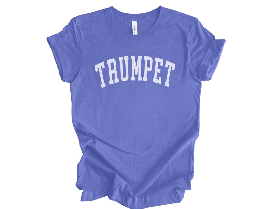 Trumpet Shirt, Trumpet Player Tshirt, Marching Band Trumpet T Shirt ...