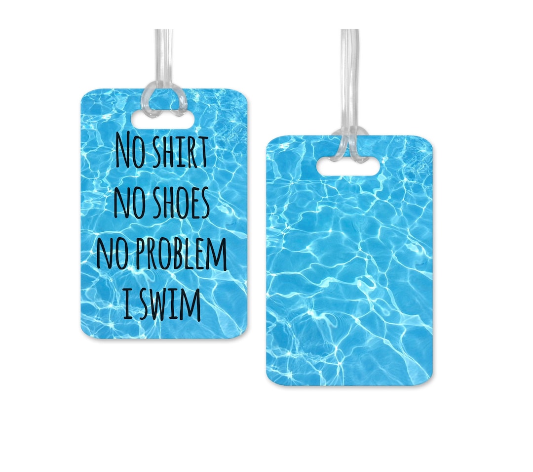 Swimming Bag Tag Swim Bag Tags Swim Teacher Gift Gift for - Etsy