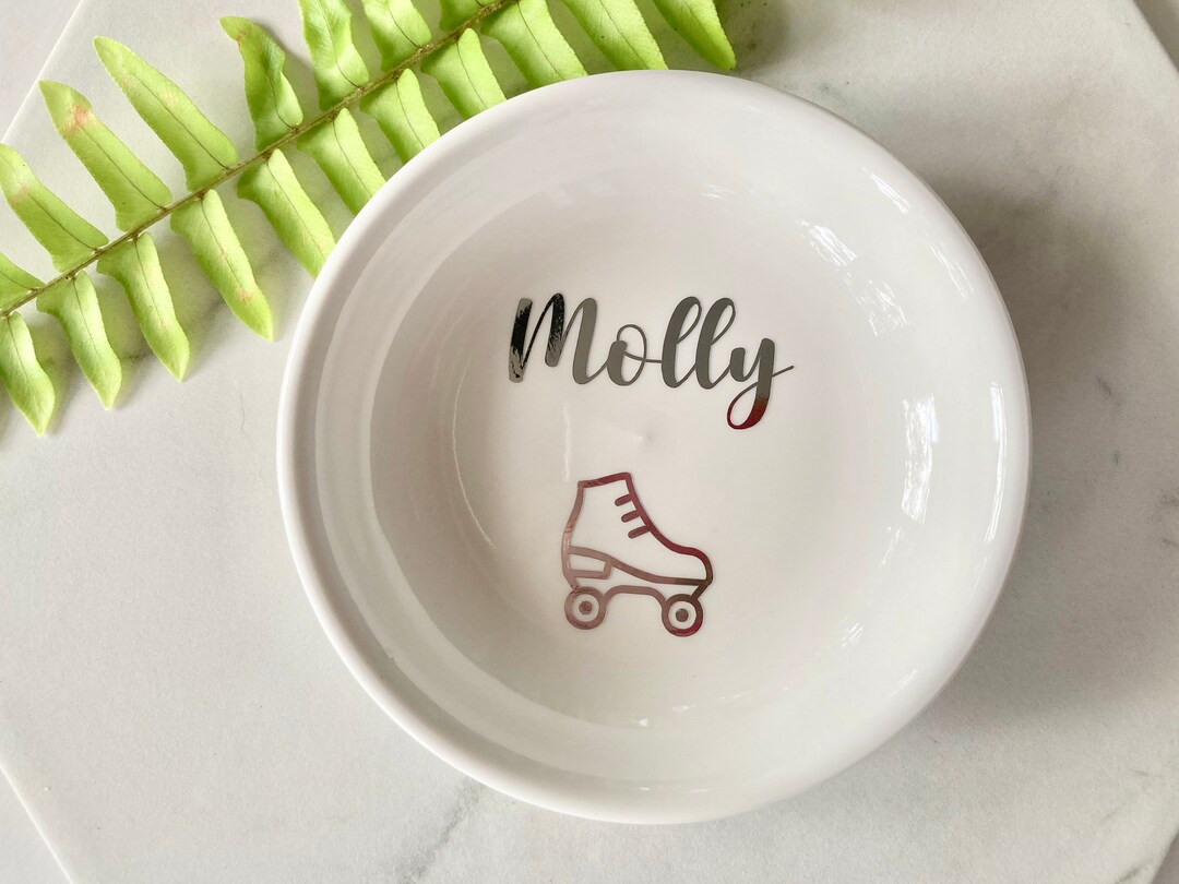 Roller Skate Ring Dish, Personalized Roller Derby Accessory, Roller ...