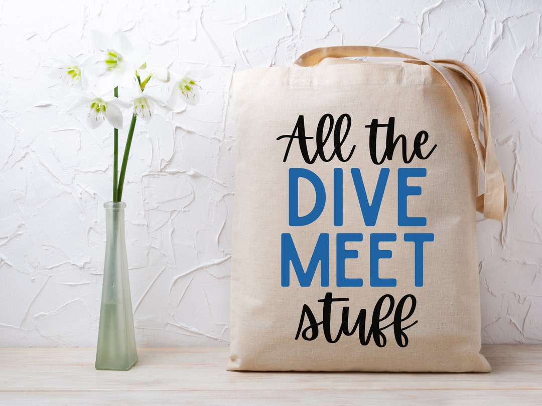 Diving Tote Bag Diver Gift Dive Team Coach Gift Dive Mom - Etsy