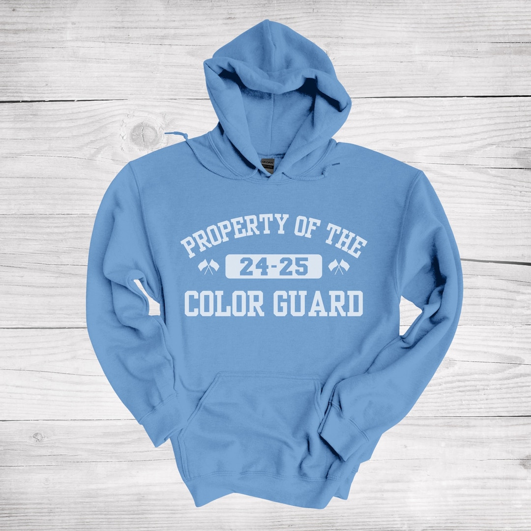Color Guard Hoodie, High School Marching Band Color Guard Gifts, Color ...