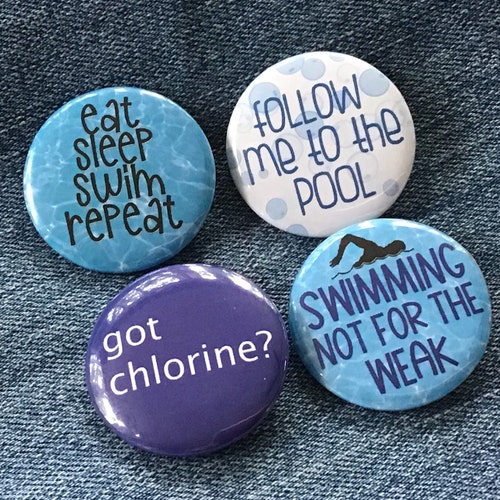Swimmer Pins Swimmer Magnets Swimming Gifts Swim Pin Swim - Etsy