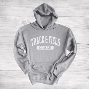 Track and Field Hoodie, Track and Field Gifts, Track Coach Sweatshirt ...