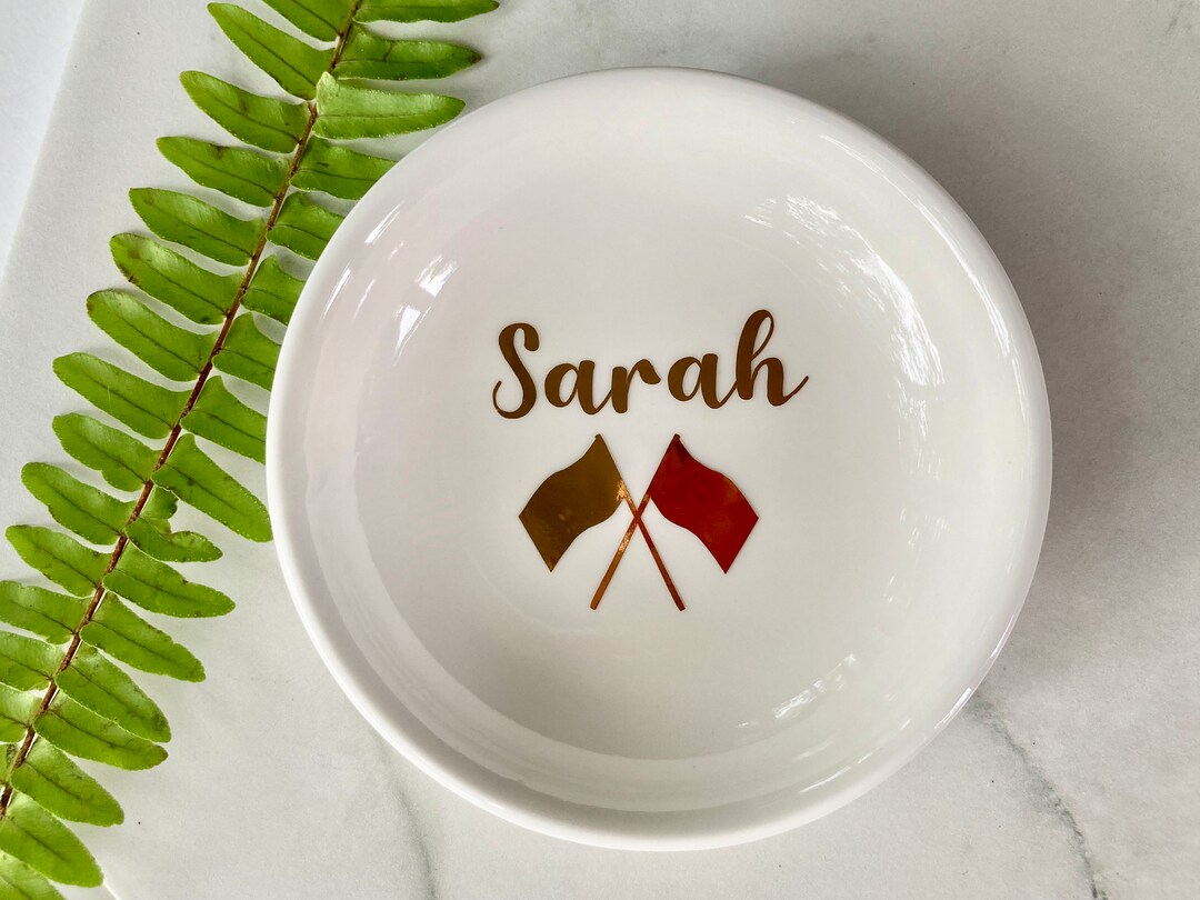 Color Guard Gift, Personalized Marching Band Color Guard Ring Dish ...