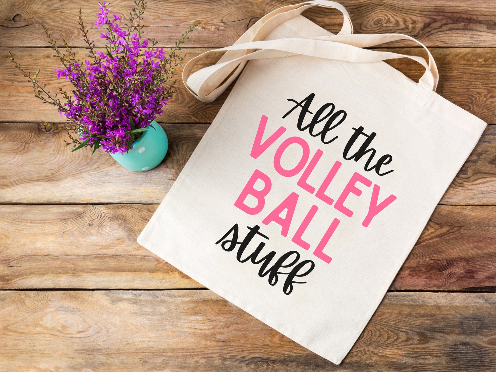 Volleyball Tote Bag Volleyball Mom Bag Beach Volleyball - Etsy