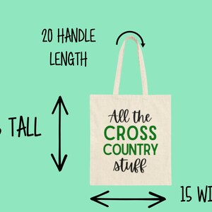 Cross Country Bag, Cross Country Running Tote Bag, Cross Country ...