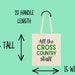Cross Country Bag, Cross Country Running Tote Bag, Cross Country ...