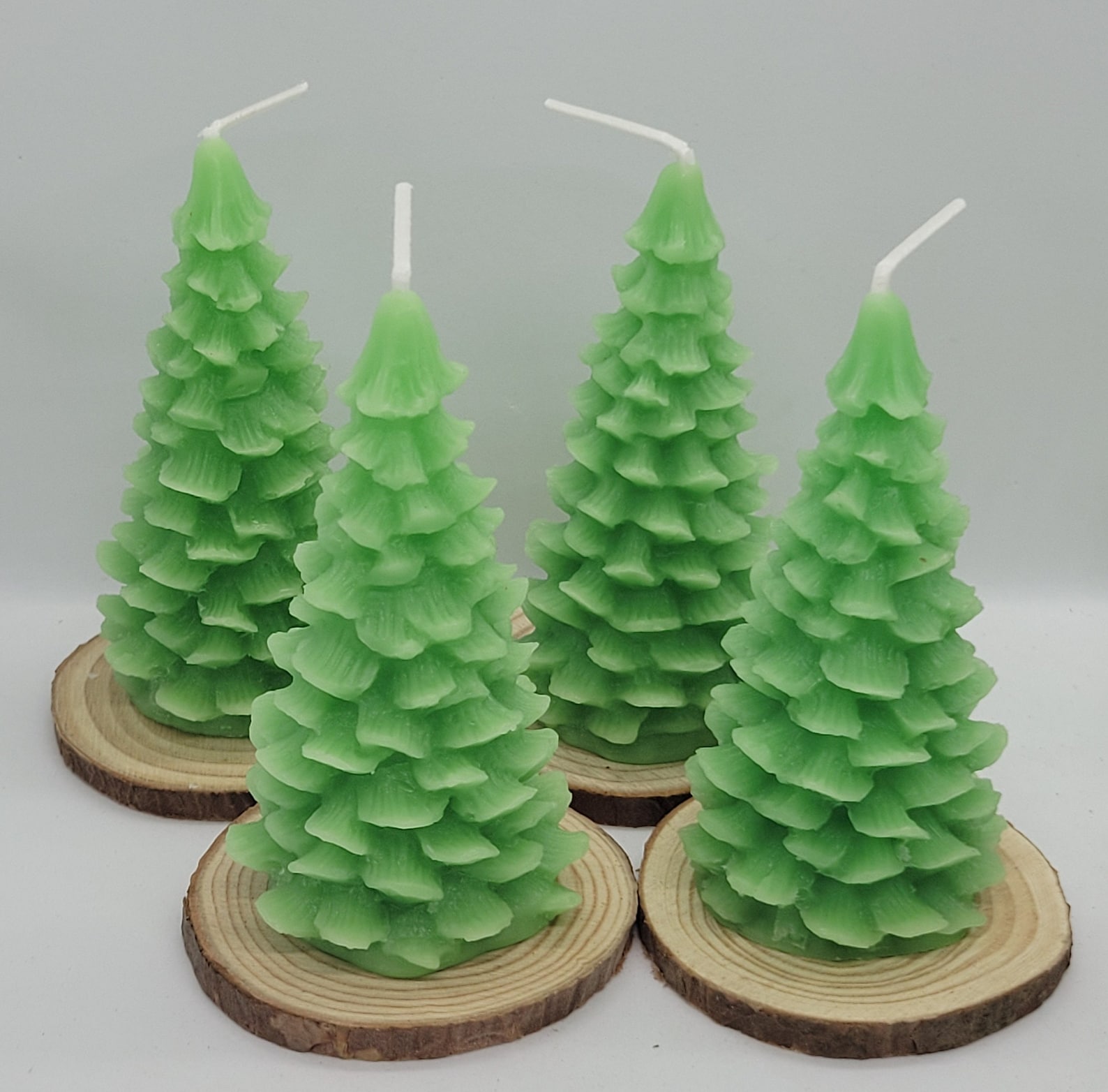 Pine Tree Candle Fall/winter Seasonal Decor 100% Beeswax - Etsy