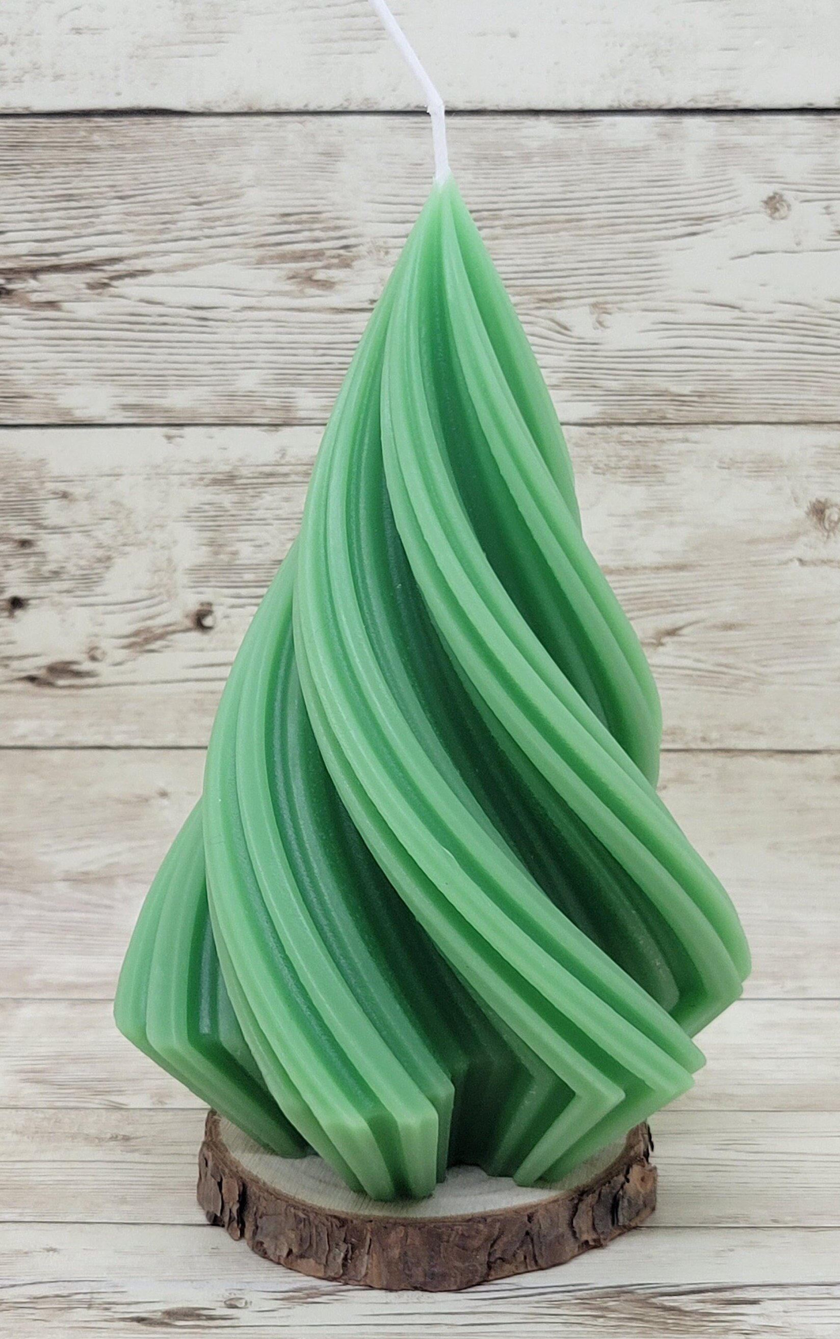 Pine Tree Candle - Fall/winter Seasonal Decor 100% Beeswax - Etsy