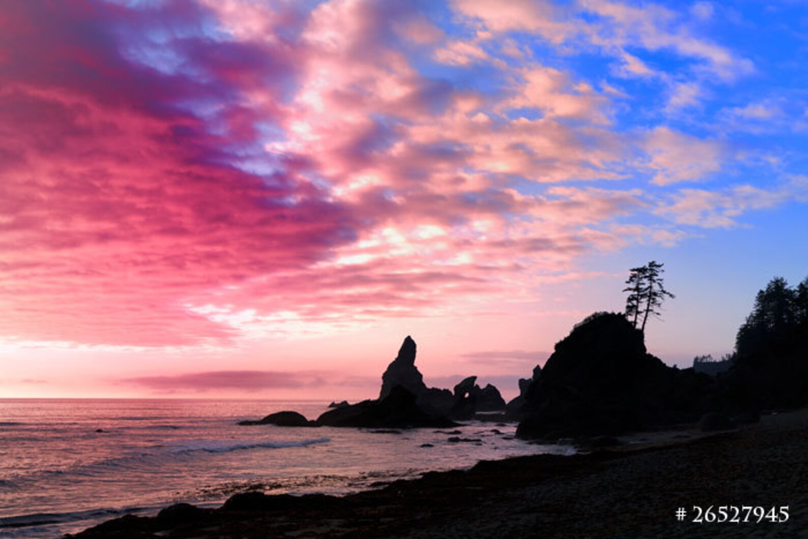 Nature Landscape Photography Shi Shi Beach Sunset Olympic - Etsy