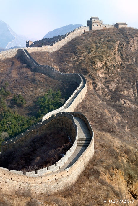 China Landscape Photography - Great Wall of China, Vertical Format Home ...
