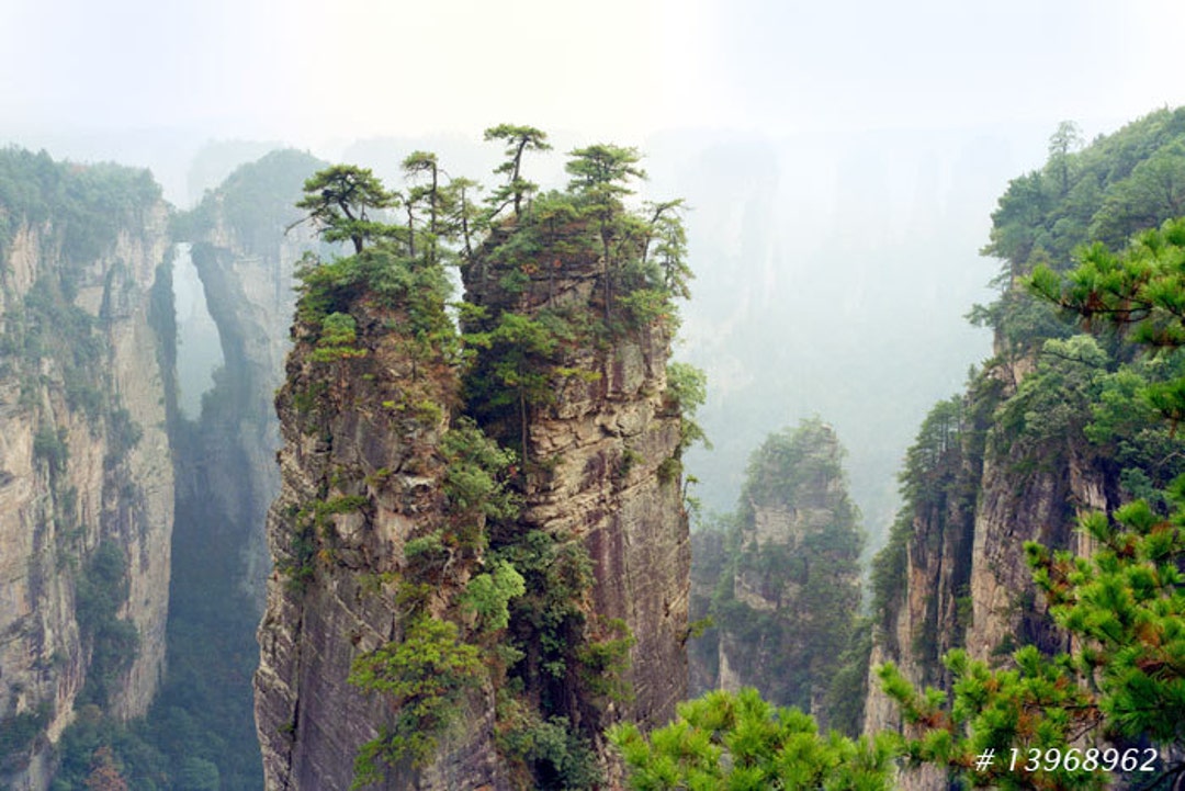 Nature Landscape Photography - China National Forest in Hunan Province ...