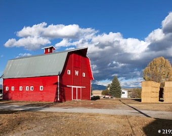 Red Barn, Landscape Photography Print, Farm Photo, Nature, Wall Art - Etsy