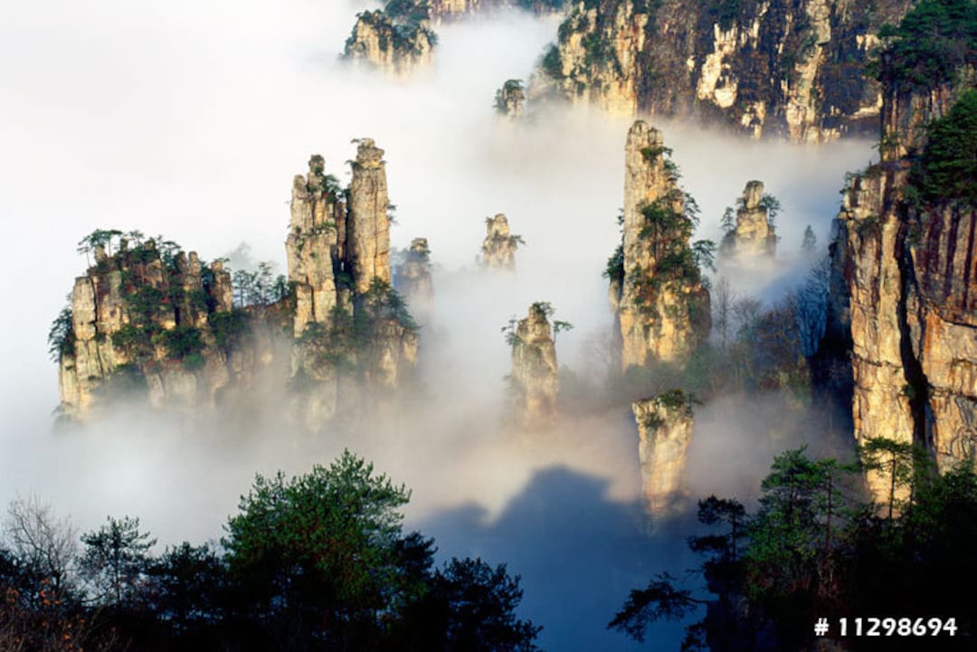 Nature Landscape Photography China National Park, Fine Art Wall Decor ...