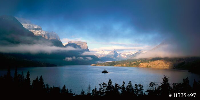 Panoramic Film Landscape Photography - Glacier National Park. Montana ...
