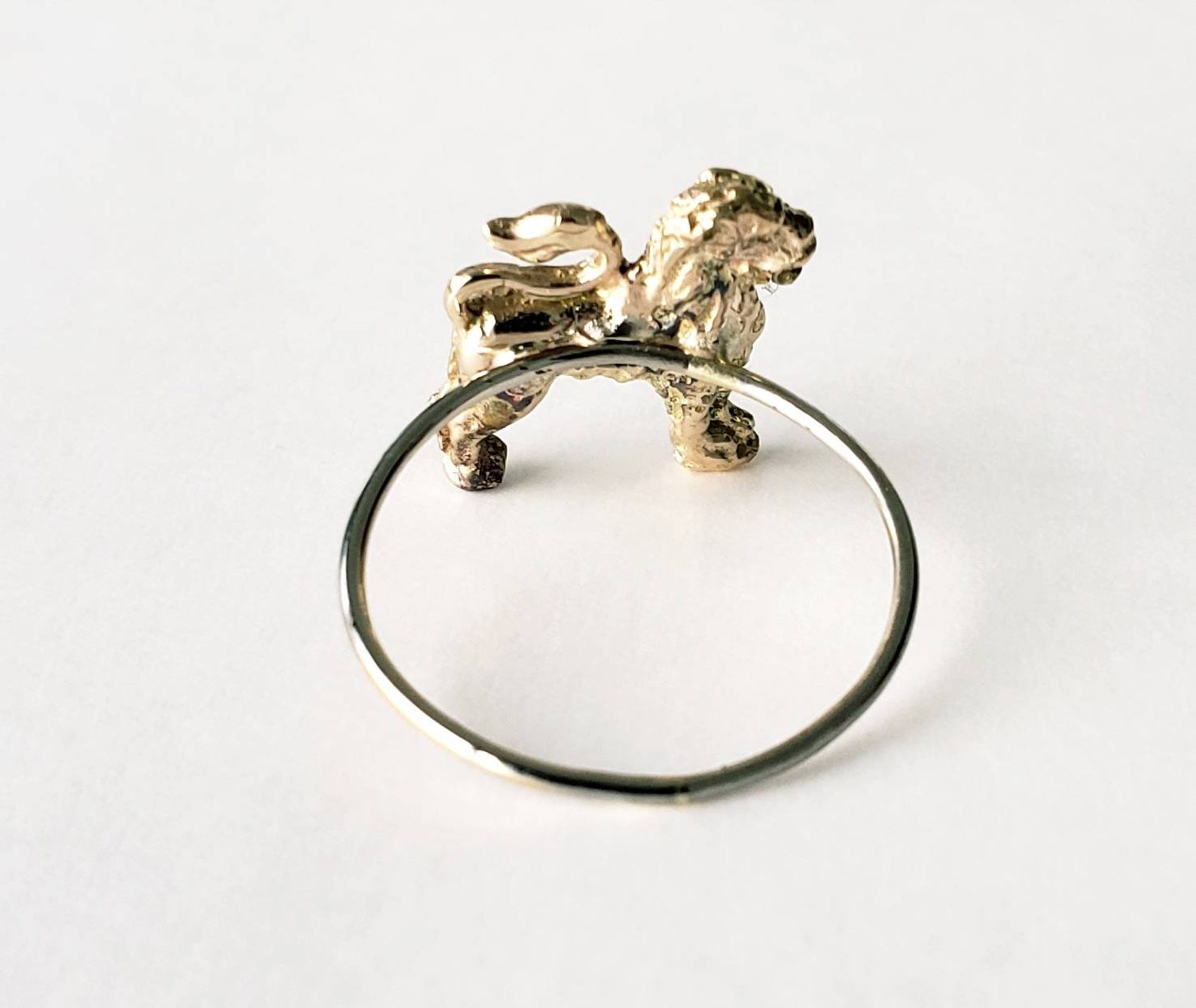 Victorian Lion Ring 10k Lion Ring Antique Ring | Etsy