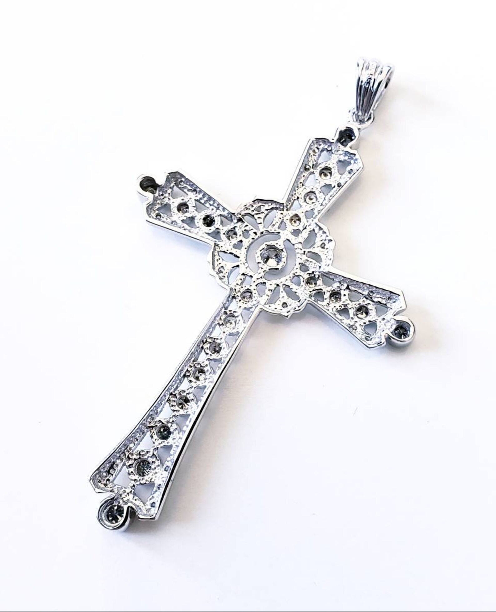 Diamond Cross Filagree Cross Gold Cross 14k Cross - Etsy