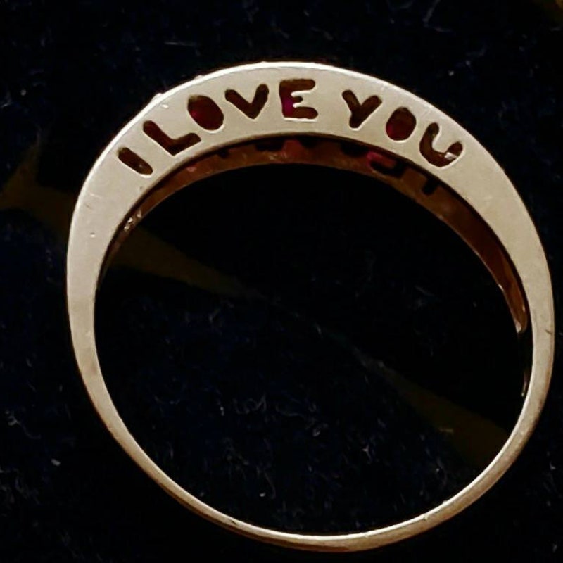 I Love You Ring - Etsy