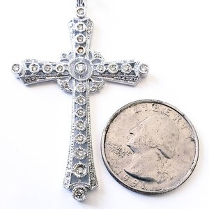 Diamond Cross Filagree Cross Gold Cross 14k Cross - Etsy