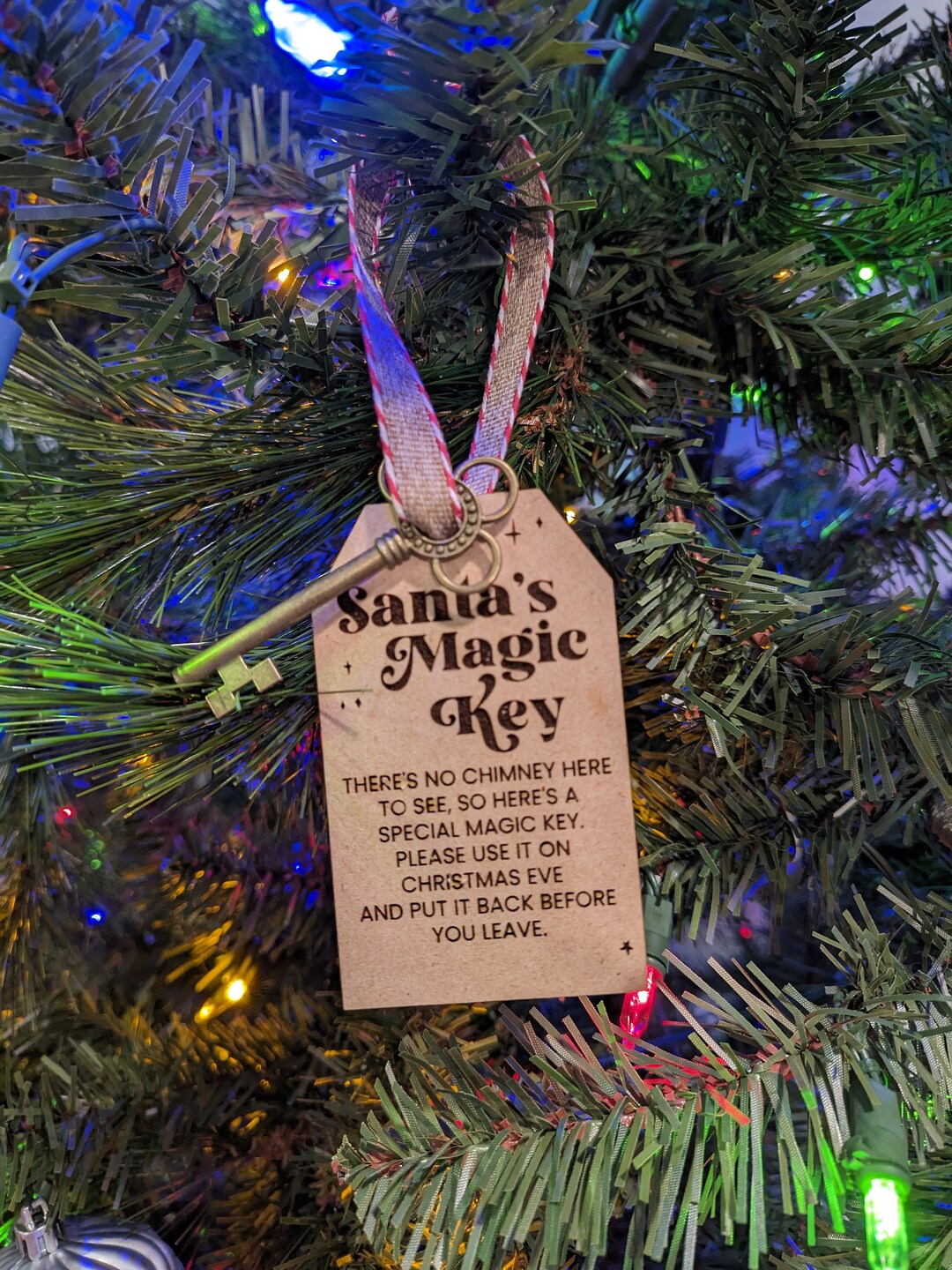 Santa's Magic Key Ornament - Etsy