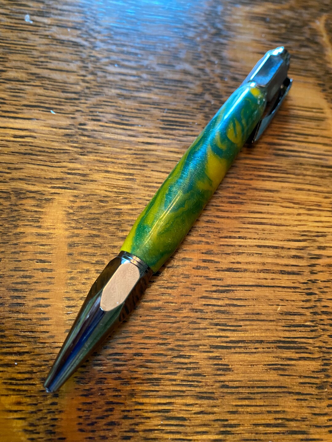 Custom Made Hand Turned Acrylic Pen - Etsy