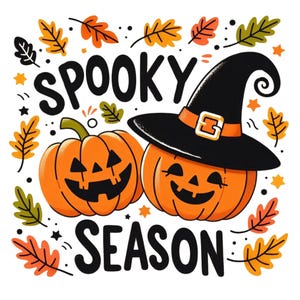 Spooky Season, Halloween, Pumpkins, PNG, SVG, Instant Download - Etsy