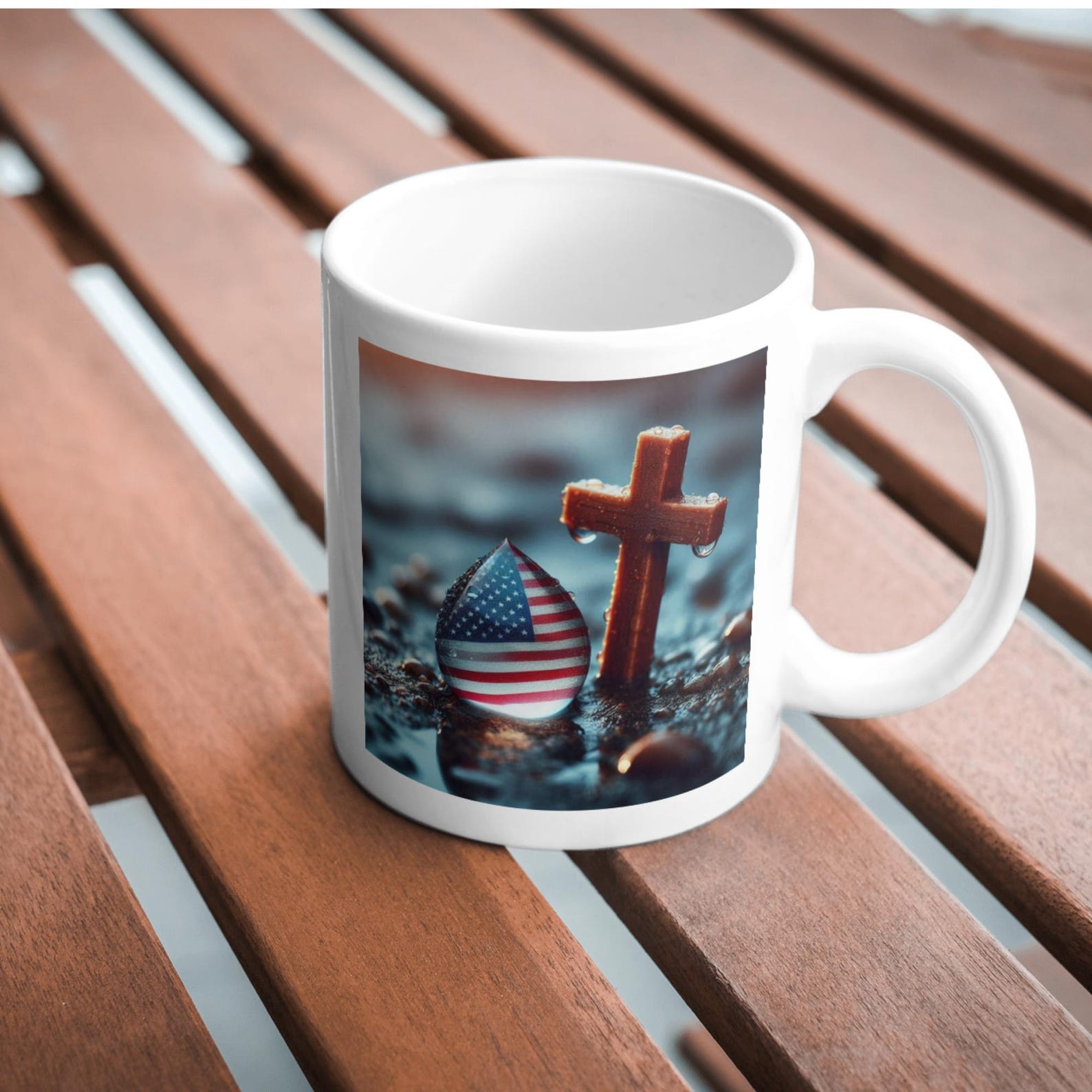 American Flag Raindrop Cross, American Flag, Raindrop, Pngs, Instant ...