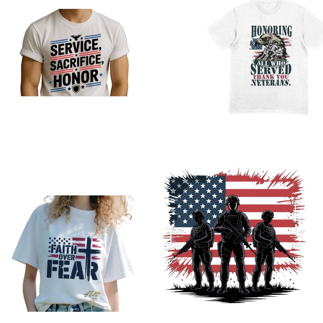 American Bundle, American Flag, Flag, Military, Veterans, Parotitic - Etsy