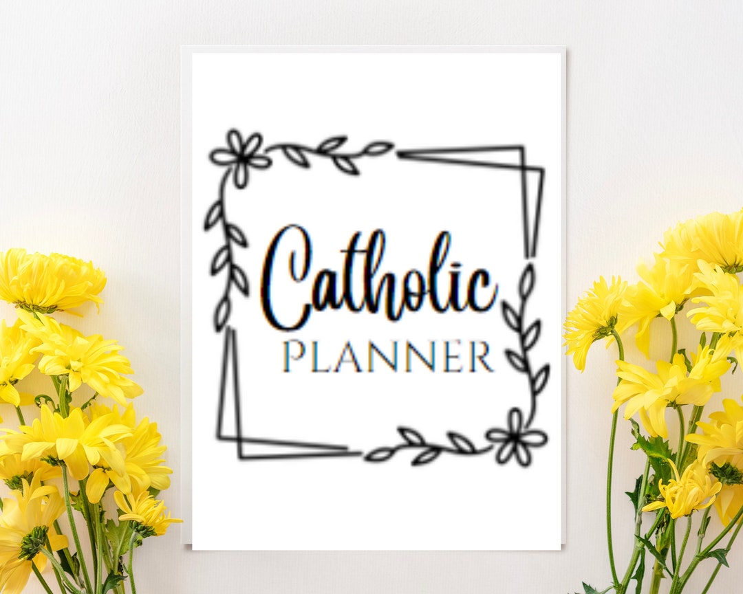 Digital Download! Printable Catholic Planner - Etsy