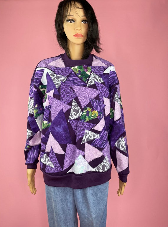 Vintage 90s abstract purple - Gem