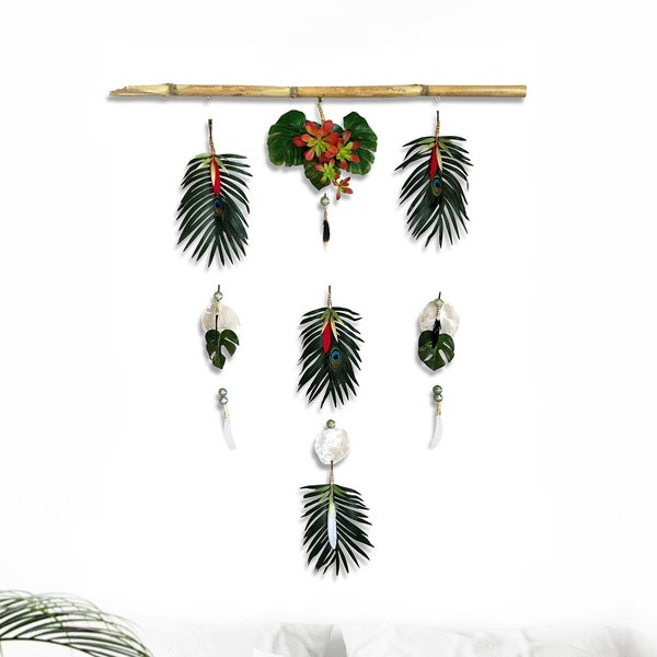 Palm Leaf Wall Art - Etsy