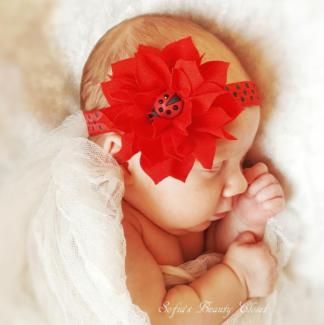 Ladybug Headband, Ladybug Birthday, Ladybug Costume, Ladybug Headband ...