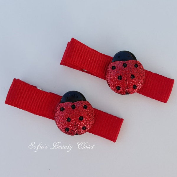 Ladybug Hair Clip - Etsy