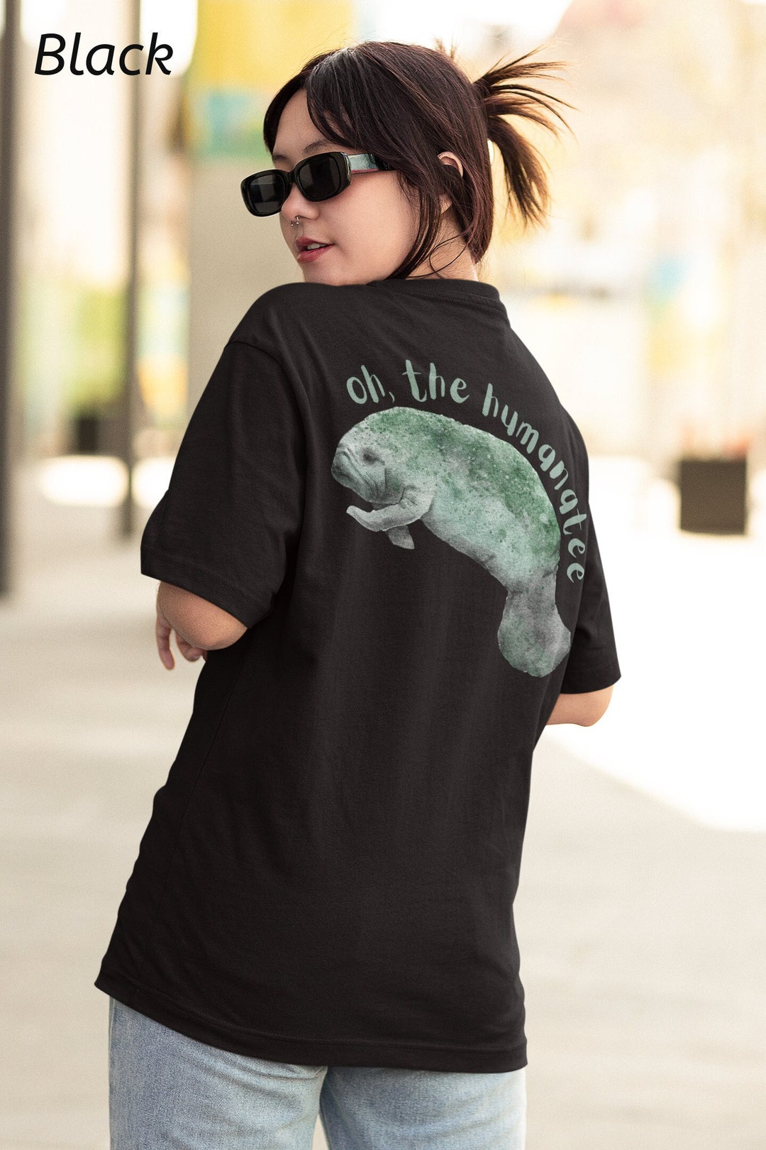 Oh the Humanatee Punny Quote Comfort Colors Oversized T-shirt Gift for ...